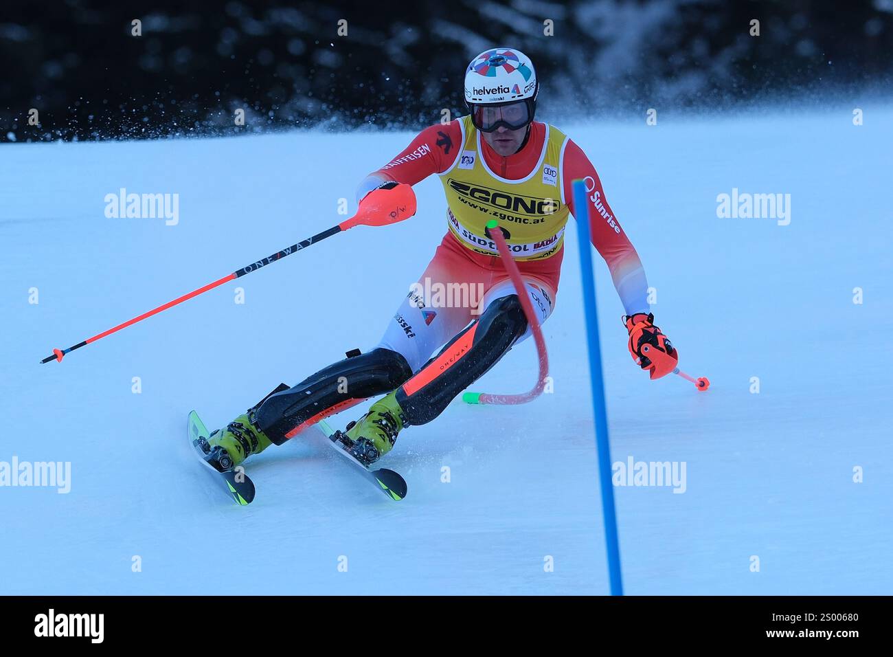 Dominik Raschner of Team Austria competes during the Audi FIS Alpine ...