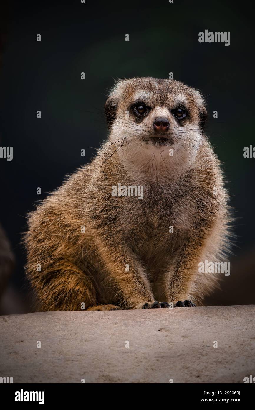 The meerkat or suricate cub, Suricata suricatta Stock Photo - Alamy