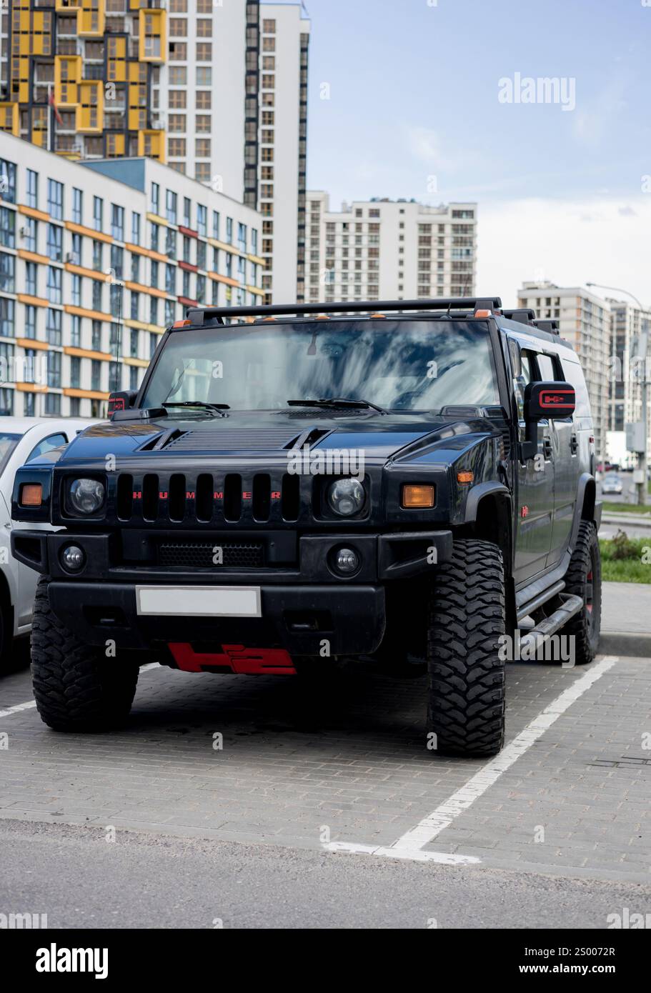Minsk, Belarus, December 23, 2024 - Luxury american car Hummer H2 ...