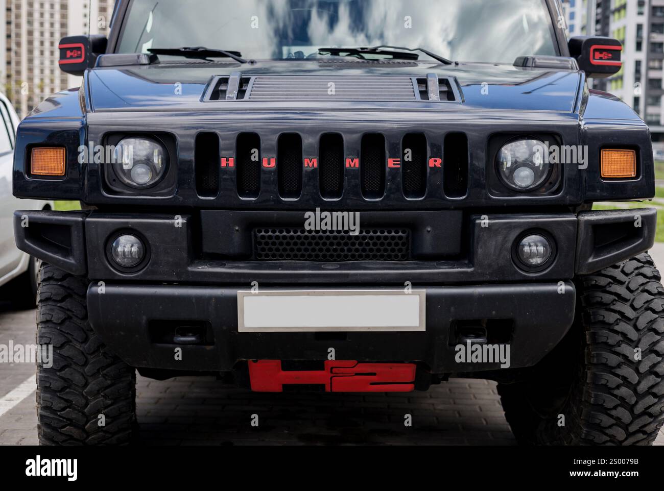 Minsk, Belarus, December 23, 2024 - luxury american automobile Hummer ...