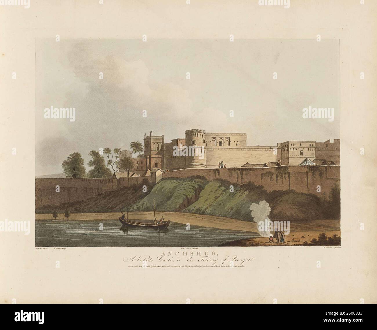 Anchshur, A Vakeel's Castle, in the Teritory of Bengal. From views in ...