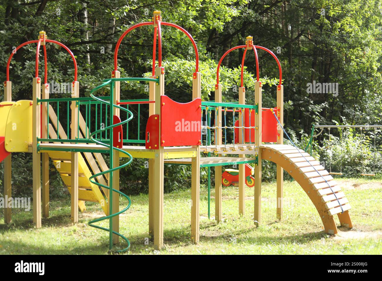Children ride slide group boys hi-res stock photography and images - Alamy