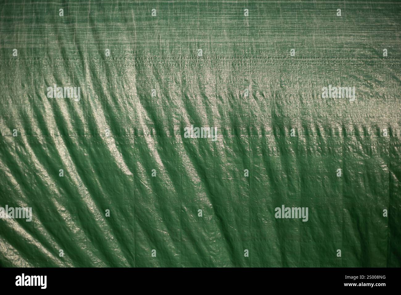 Green awning. Stretched material. Fabric surface Stock Photo - Alamy
