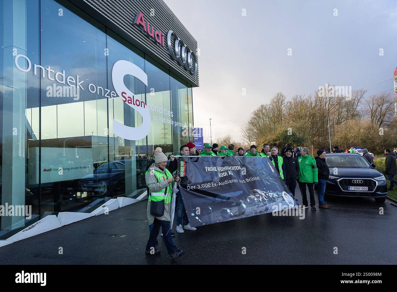 Illustration picture shows a day of action organised by the Audi ...