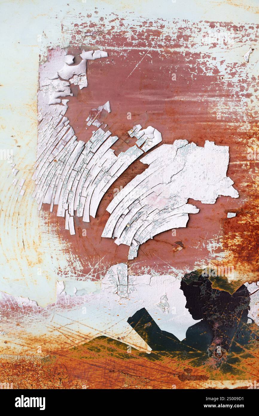 Girl reading in an abstract scene Stock Photo - Alamy