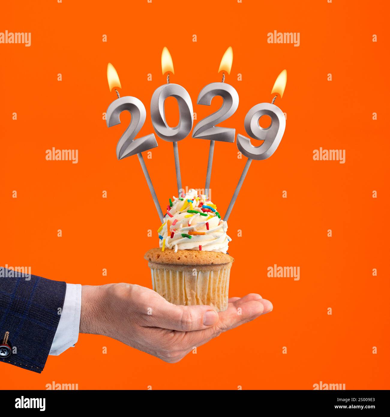 Candles number 2029 for happy new year - New Year's Eve Celebration ...