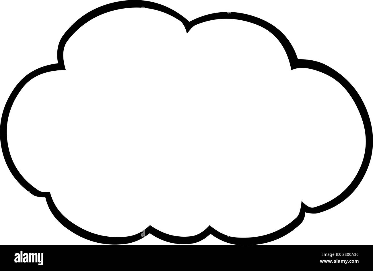 vector illustration cloud shape cartoon Stock Vector Image & Art - Alamy