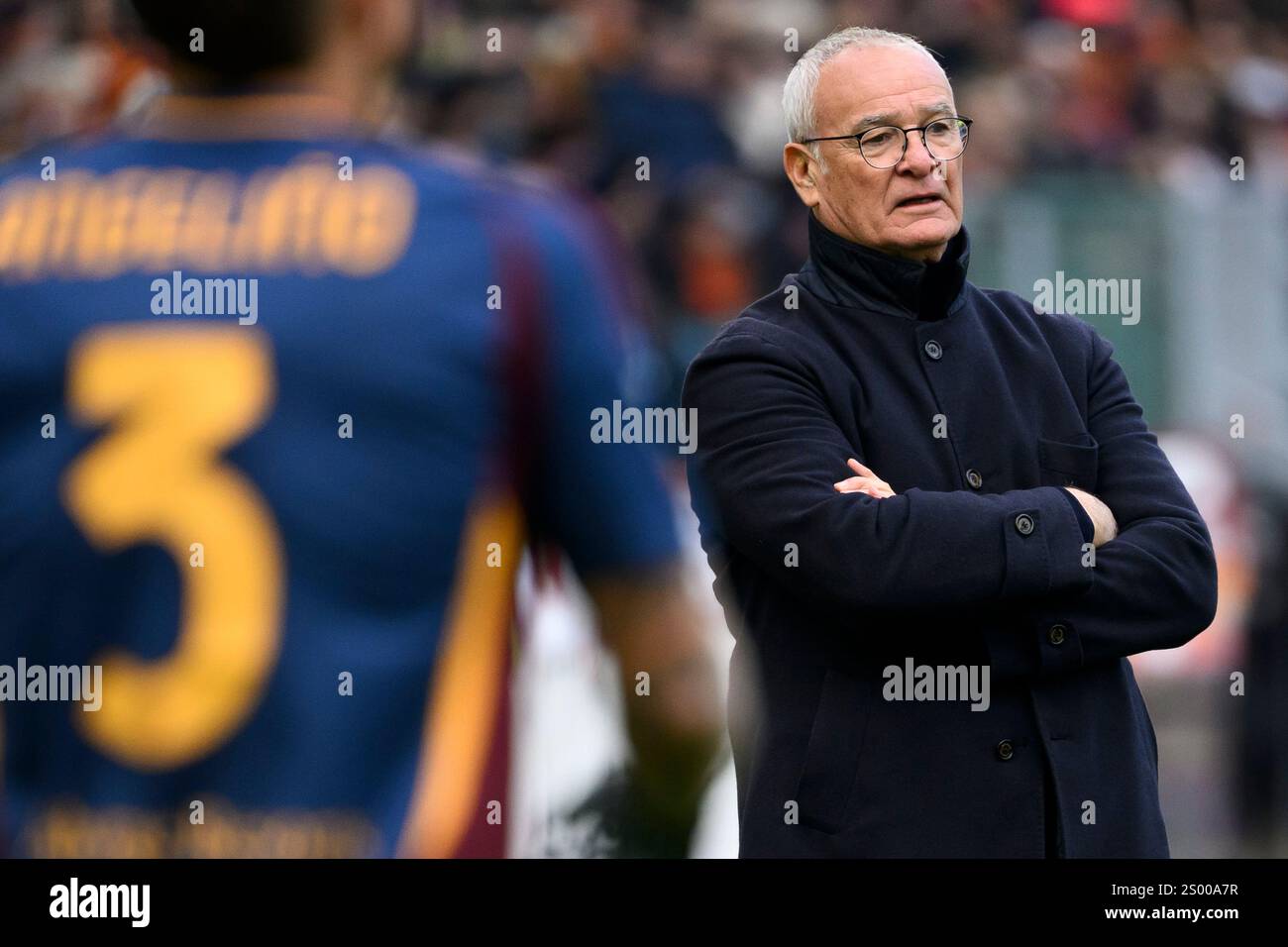 Claudio Ranieri, head coach of AS Roma during the Serie A football ...