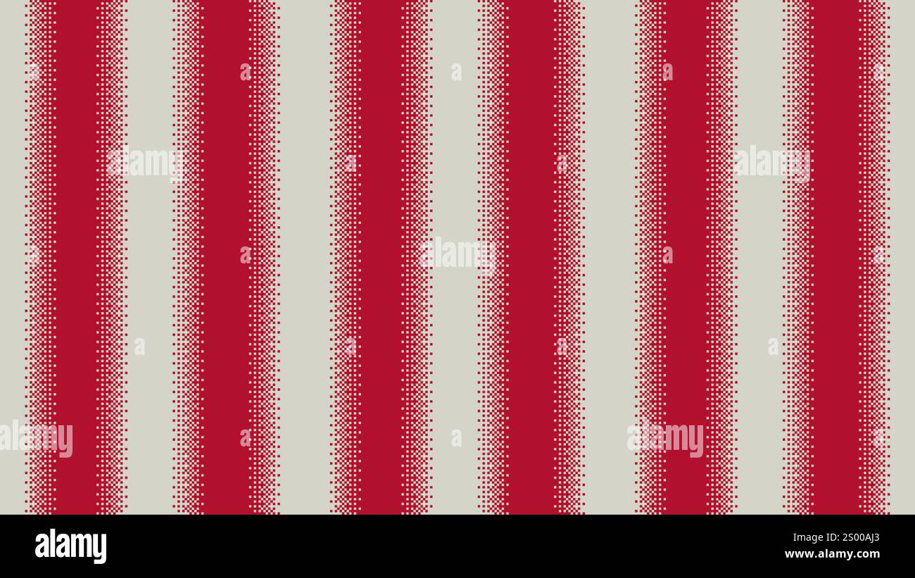 Red stripes seamless pattern. Pixel art dithering striped vertical ...