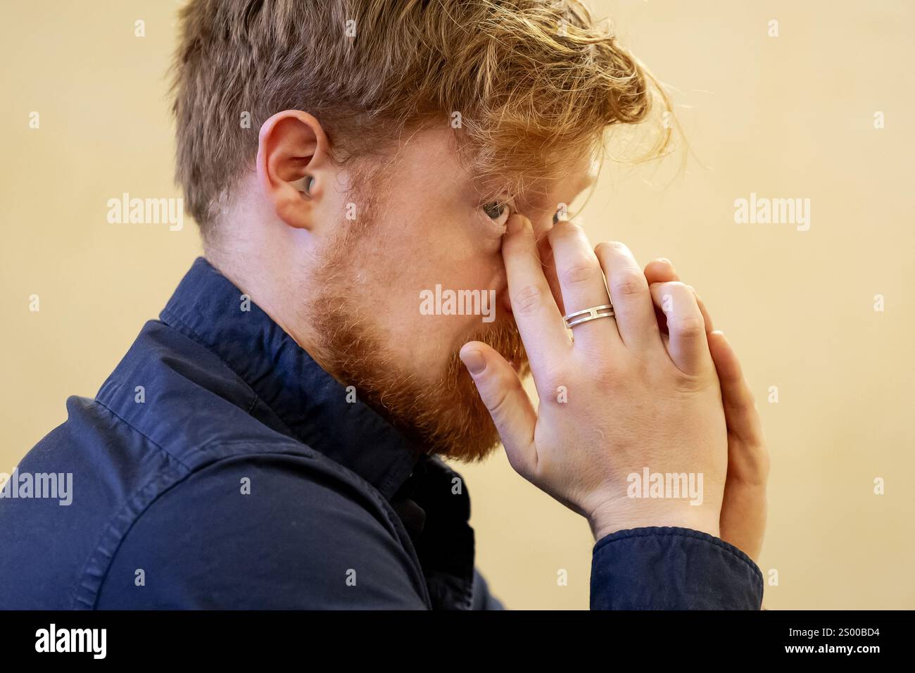 WAGENINGEN - Jan Groenendijk during the 5th round of the World Draughts ...
