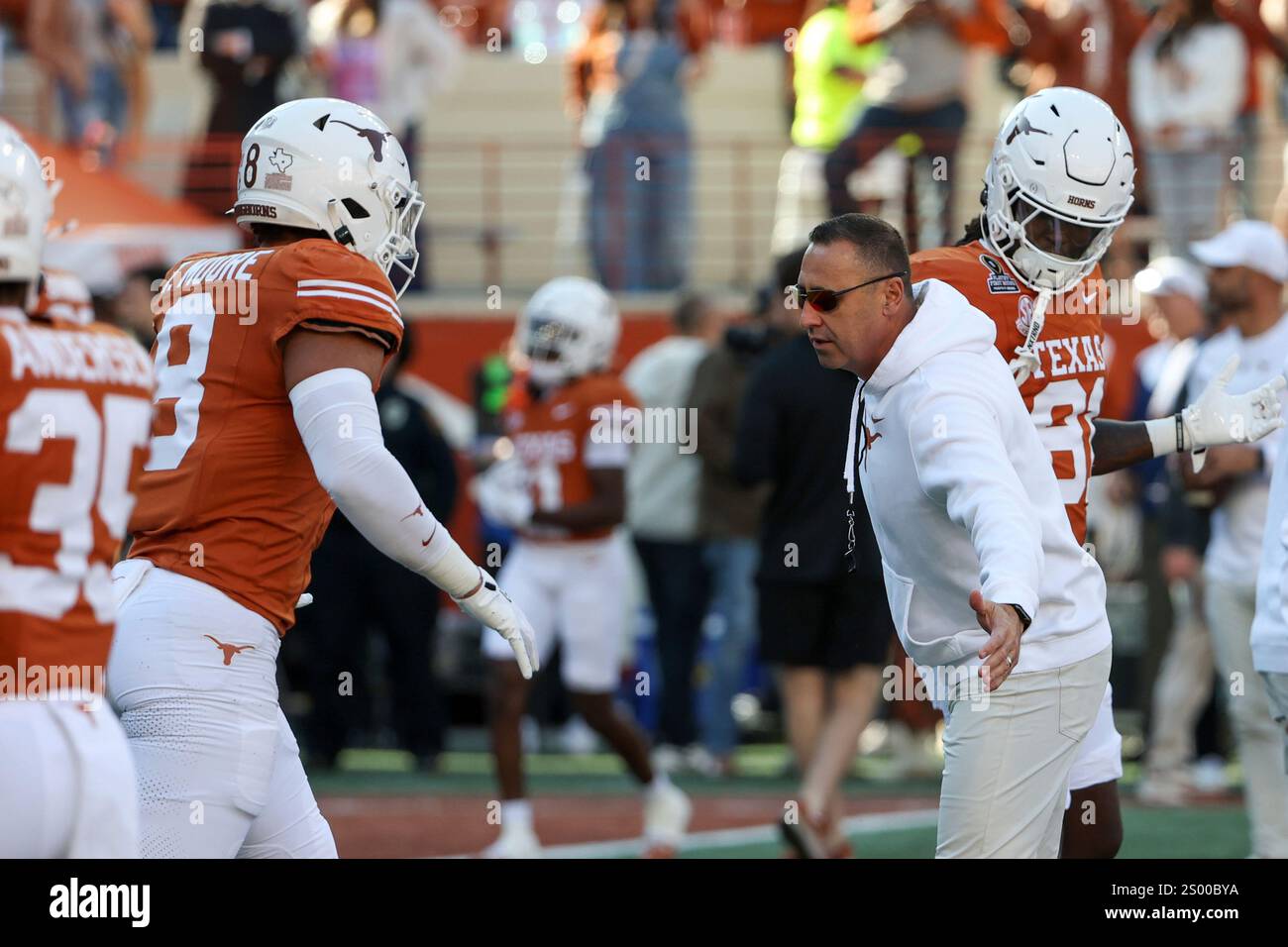AUSTIN, TX - DECEMBER 21: Texas Longhorns head coach Steve Sarkisian ...