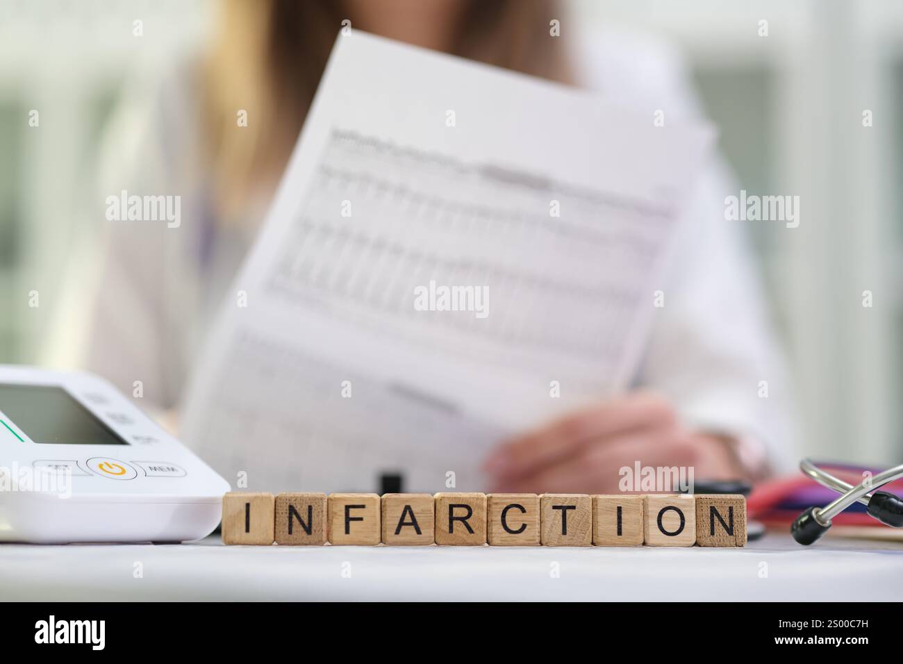 A skilled healthcare professional is systematically analyzing critical ...