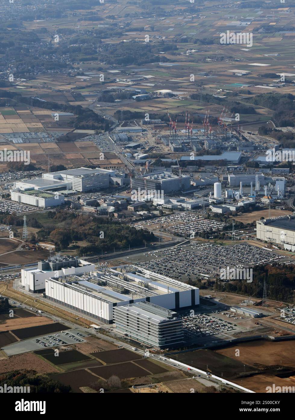 Buildings of Tokyo Electron Kyushu and Sony Group are under ...
