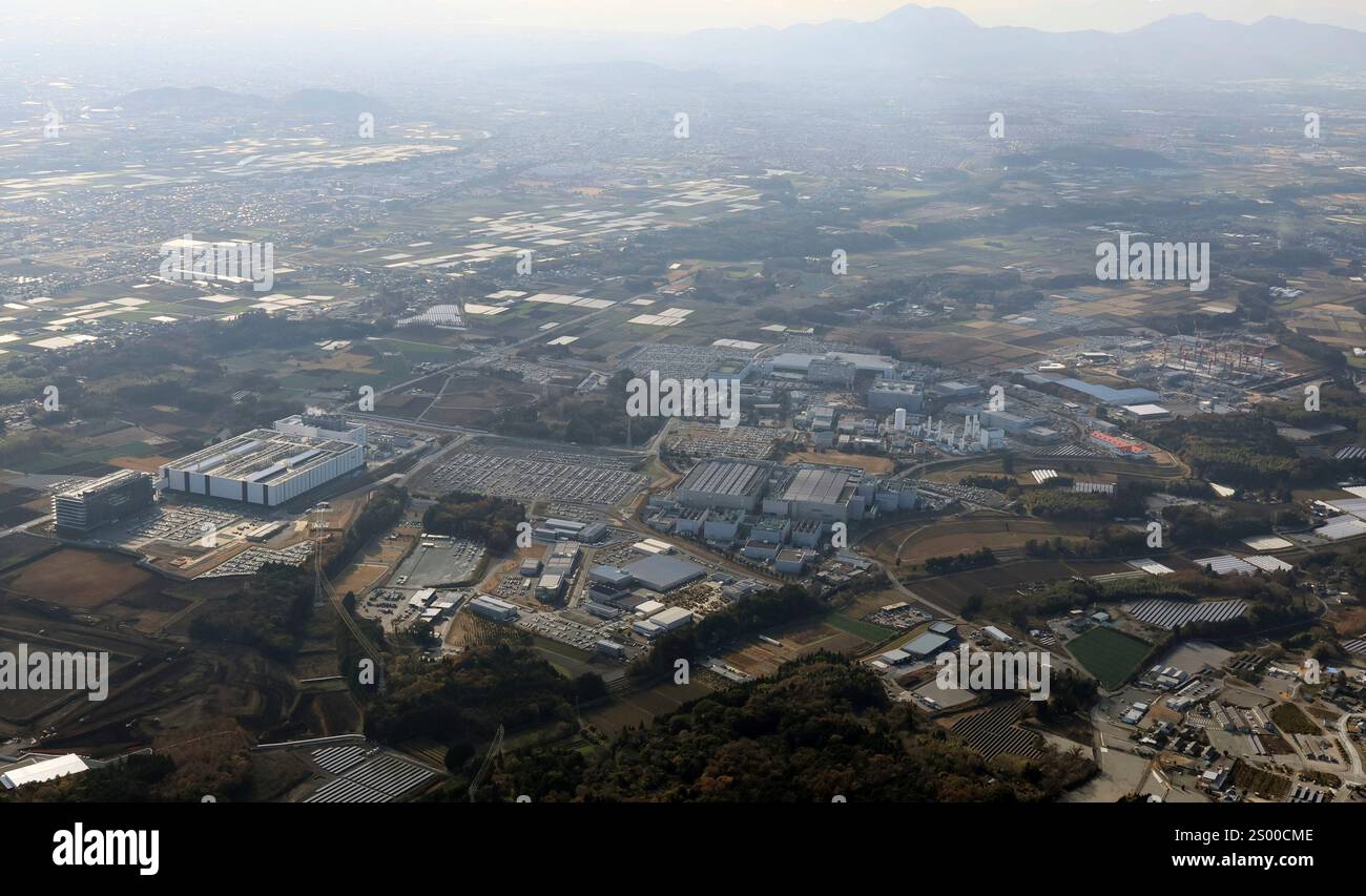 Buildings of Tokyo Electron Kyushu and Sony Group are under ...