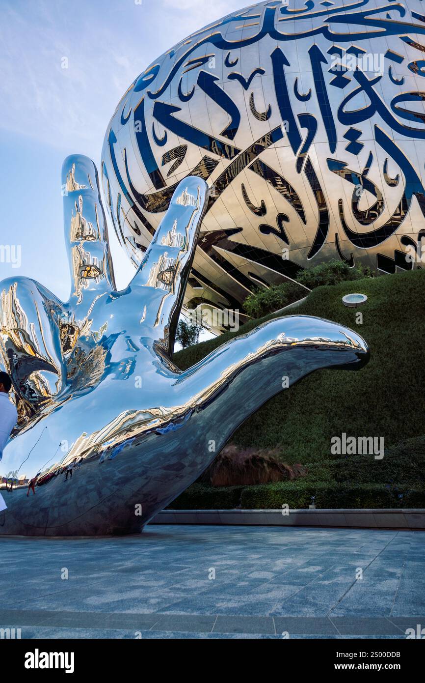 Dubai, UAE - December 9, 2024: Panoramic view of modern futuristic ...