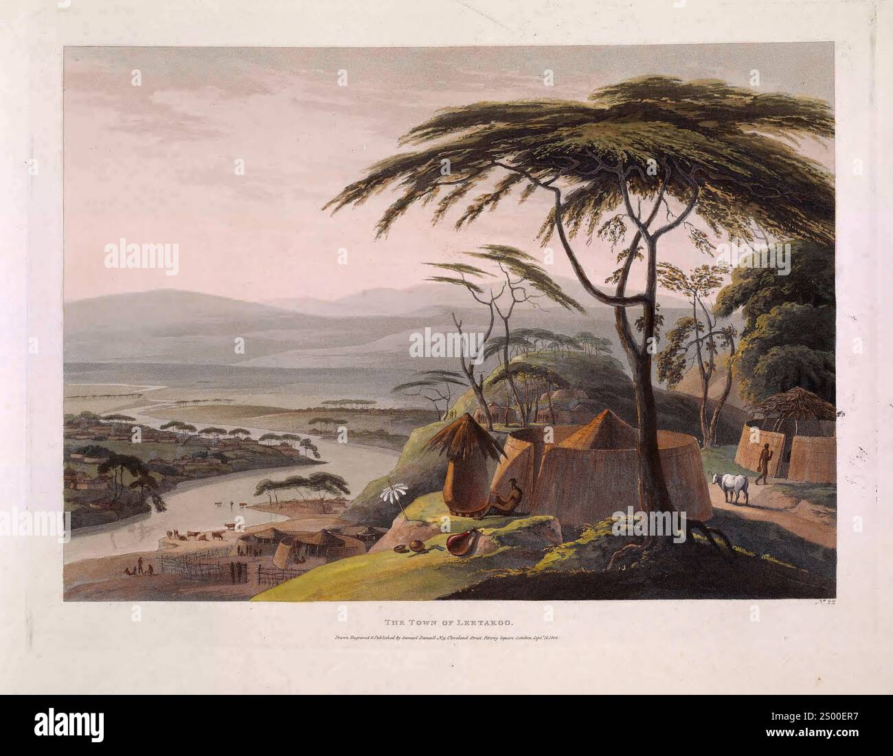 Town of Leetakoo (Colonial Name, Real name Dithakong) . South Africa ...