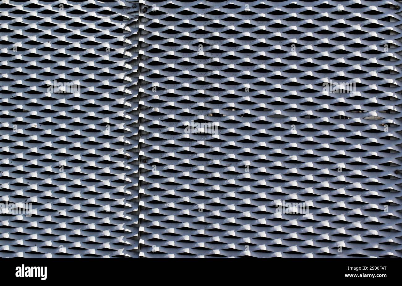 Perforated metal surface in Rio de Janeiro, Brazil Stock Photo - Alamy