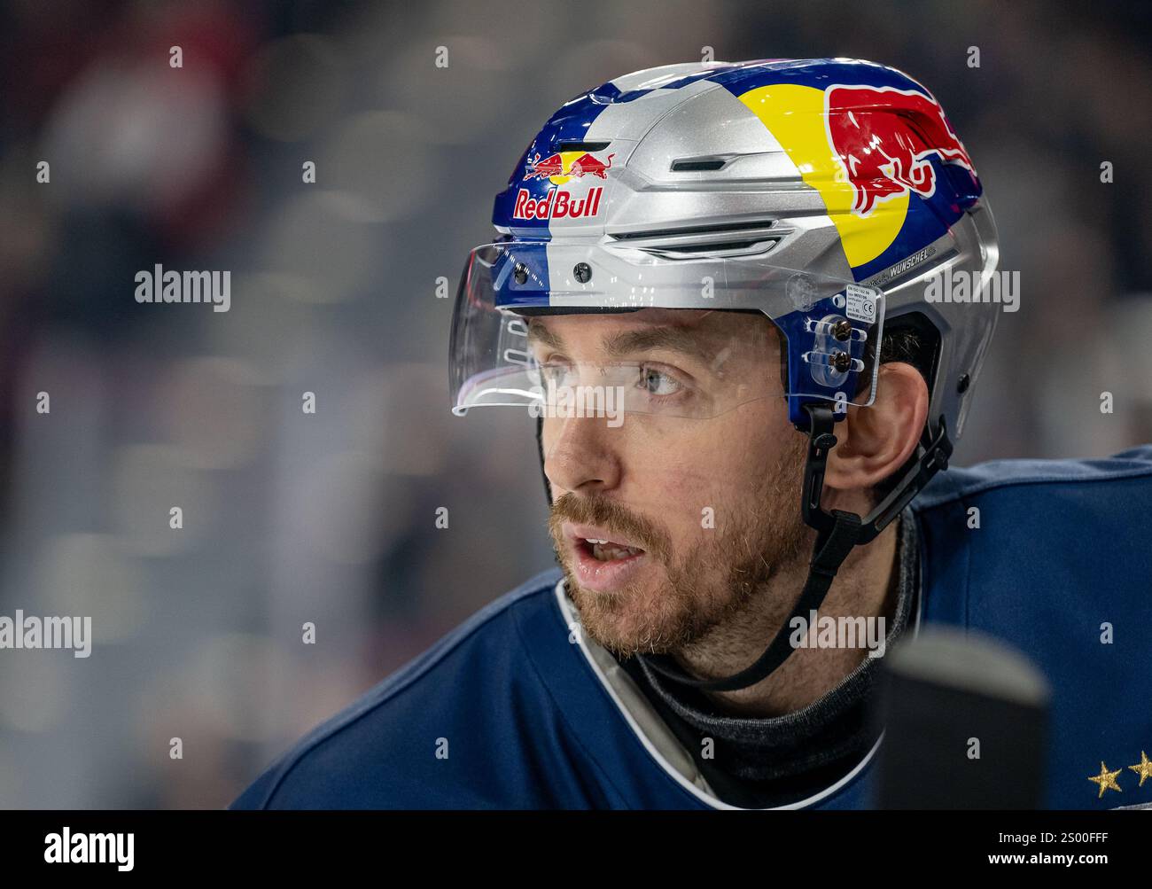 Jonathan Blum (EHC Red Bull Muenchen, #24) / Portrait / Portraet. GER ...