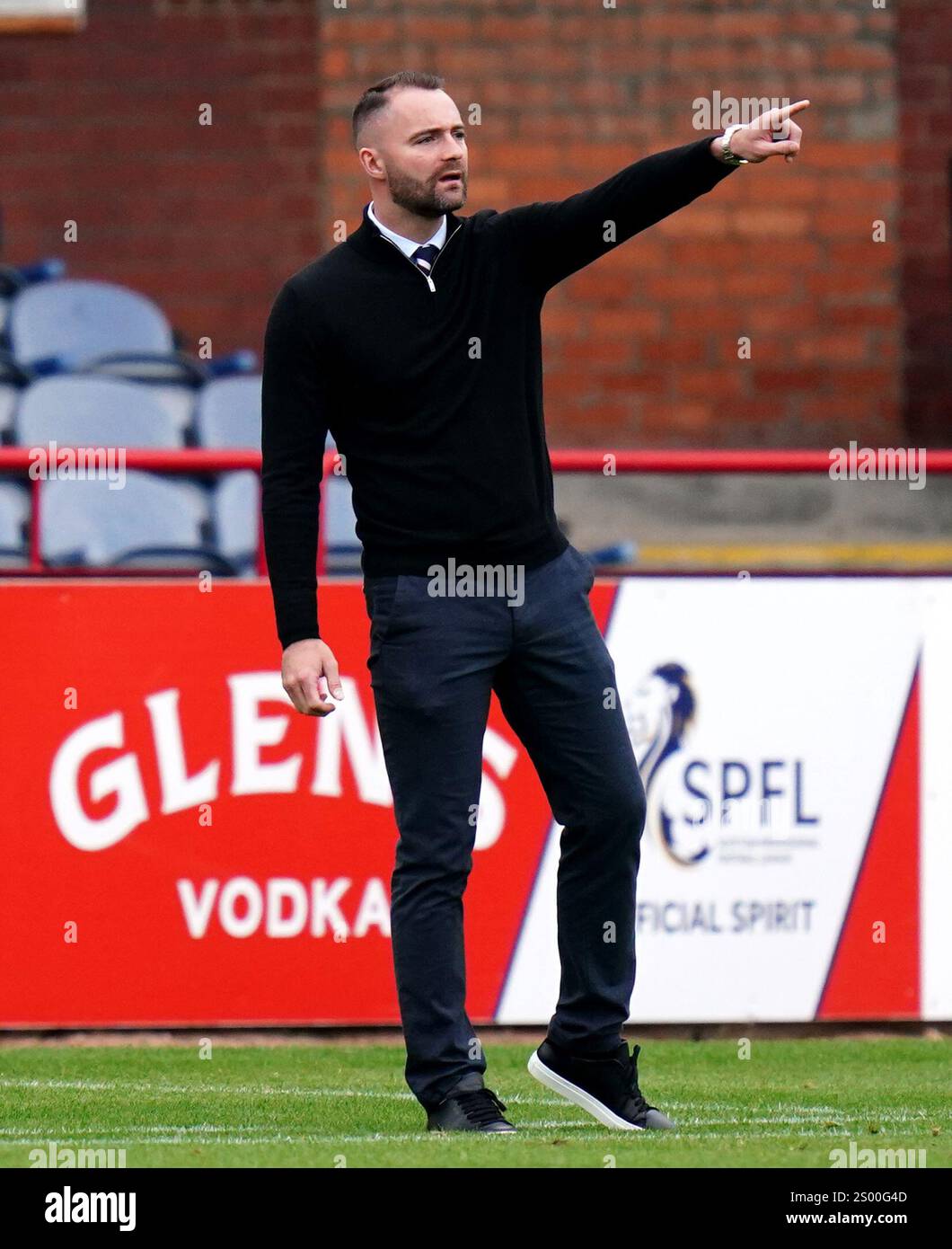 File photo dated 25-09-2021 of manager James McPake. Dunfermline have ...