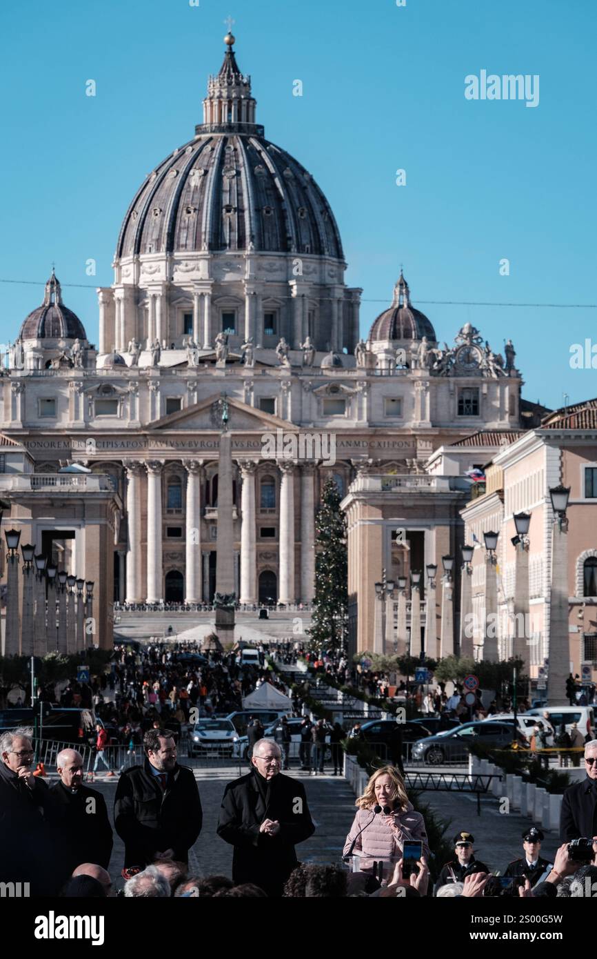 Rome, inauguration of Piazza Pia, the new pedestrian area in front of ...