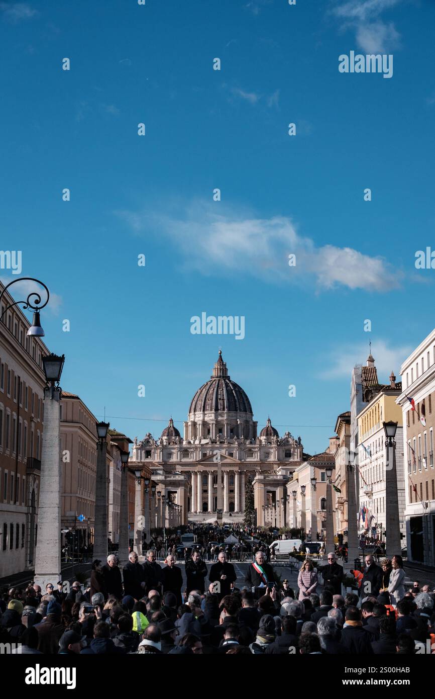 Rome, inauguration of Piazza Pia, the new pedestrian area in front of ...