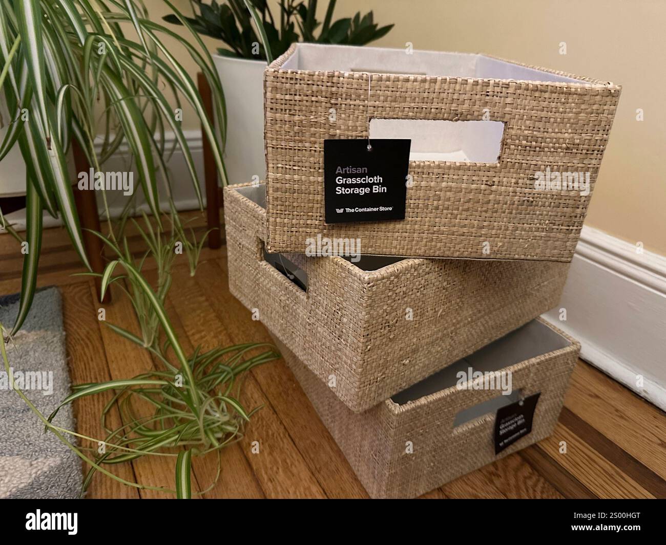 FILE - Storage bins from the Container Store are shown on Dec.13, 2024 ...