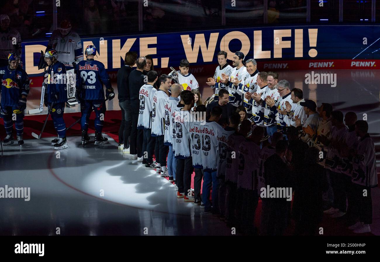 Jersey Retirement - Zeremonie zu Ehren von Michi Wolf, dem ...