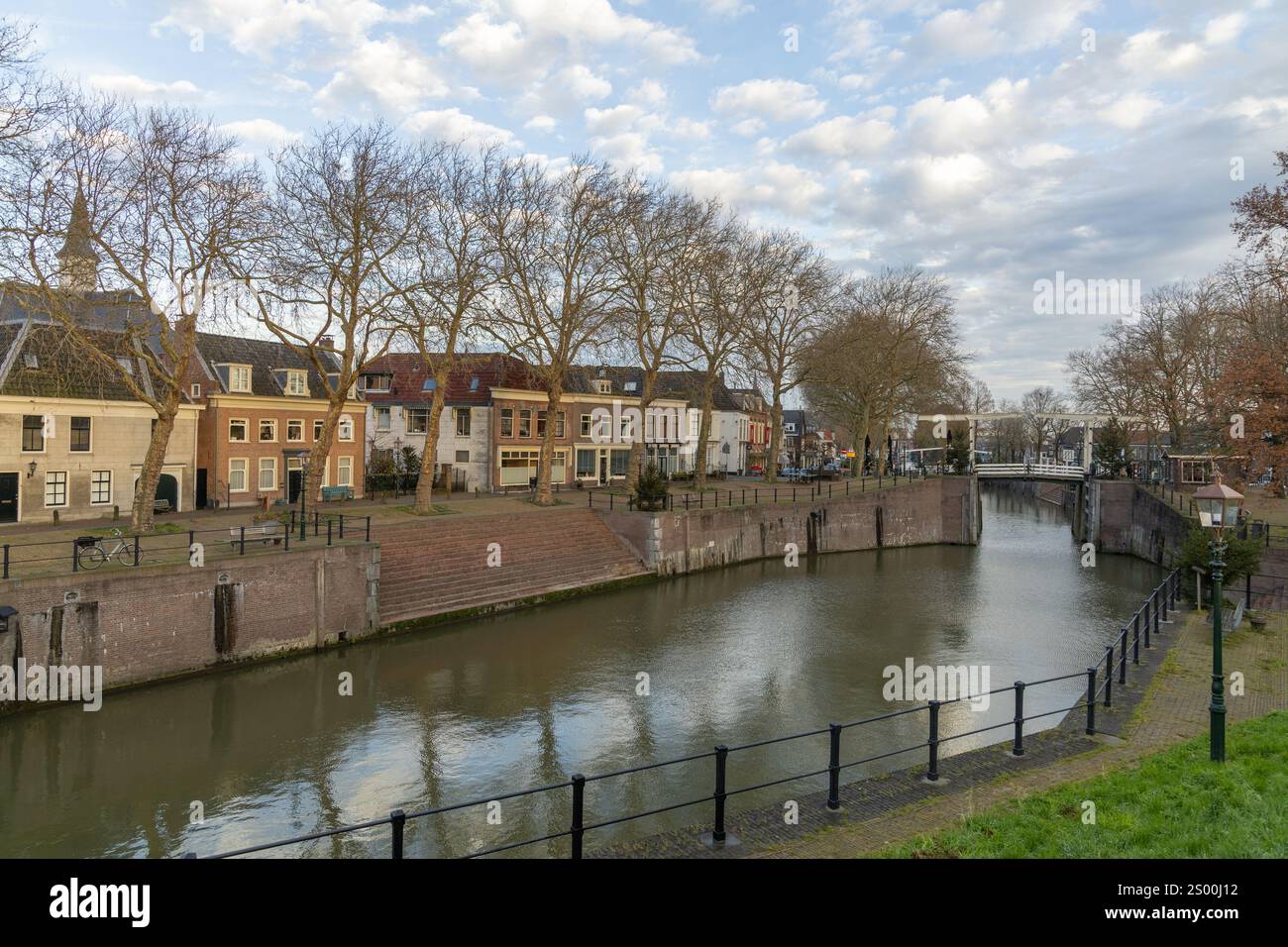 Nieuwegein, the Netherlands 30 November 2024. Drawbridge at the Oude ...