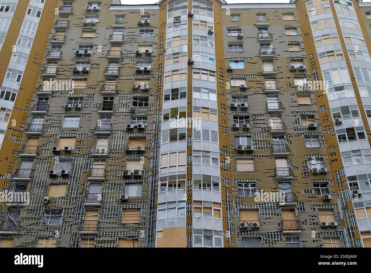 Non Exclusive: KYIV, UKRAINE - DECEMBER 23, 2024 - OSB boards seal ...