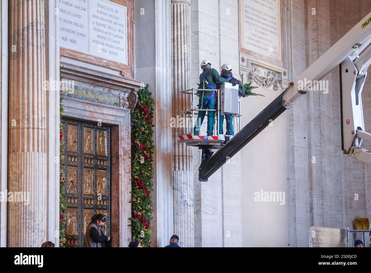 Rome, Italy. 23 December 2024 The Holy door (Porta Sancta) of Saint ...