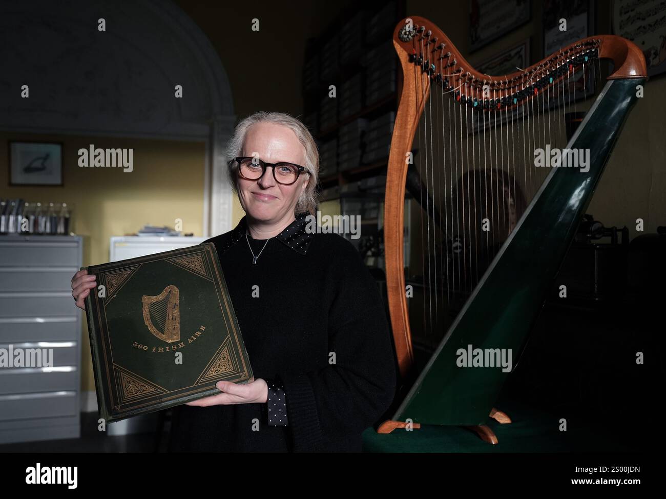 Maeve Gebruers, archivist at the Irish Traditional Music Archive ...