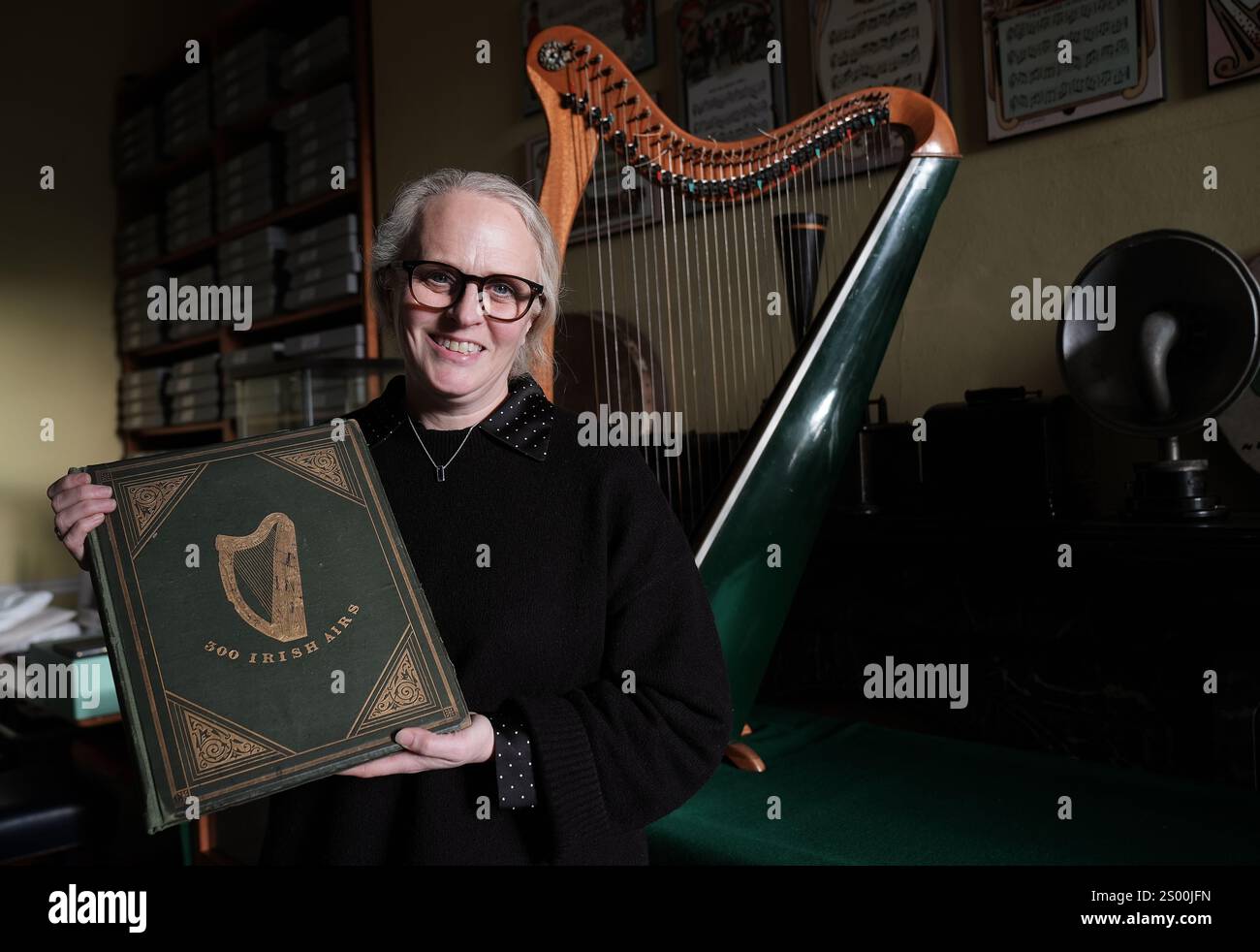 Maeve Gebruers, archivist at the Irish Traditional Music Archive ...