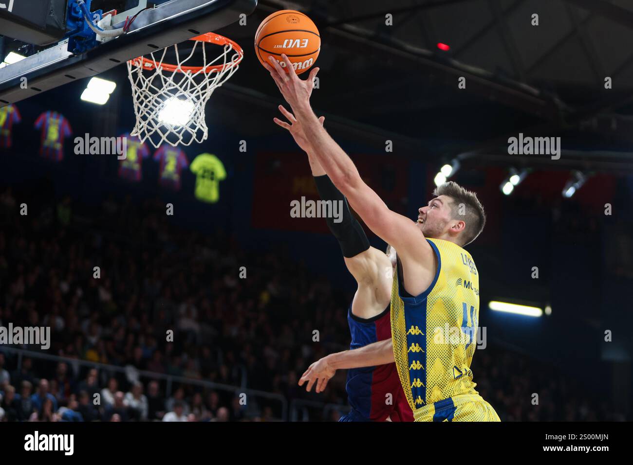 Barcelona, Spain. 22nd Dec, 2024. Ben Lammers of MoraBanc Andorra ...