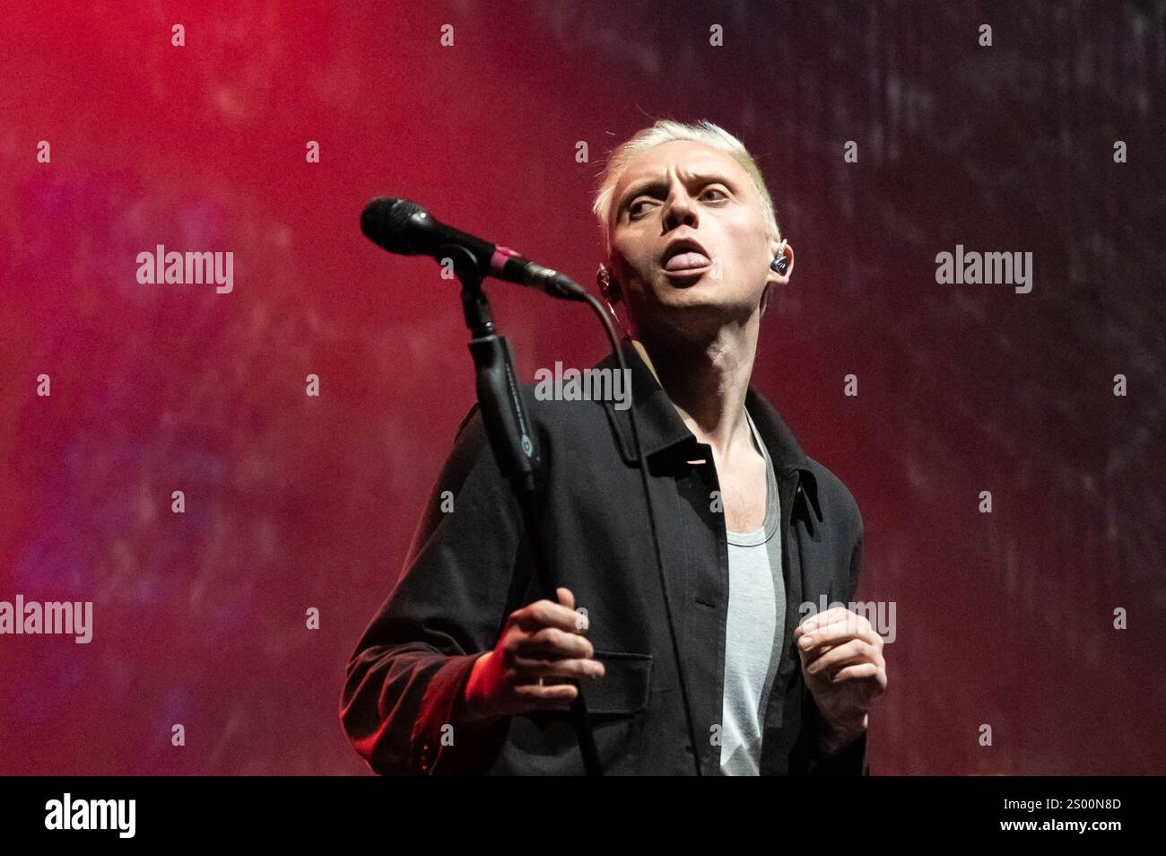 Hamish Hawk performing at OVO Hydro, Glasgow, 21st December 2024 Stock ...