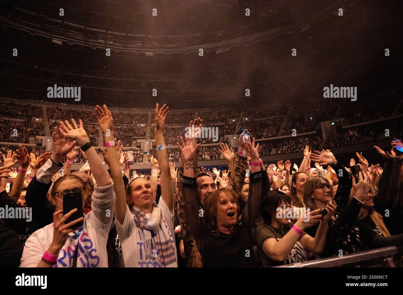 Travis performing at OVO Hydro, Glasgow, 21st December 2024 Stock Photo - Alamy