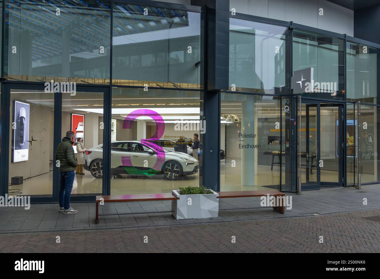 Eindhoven, the Netherlands 9 November 2024. Polestar 3 showroom. with ...