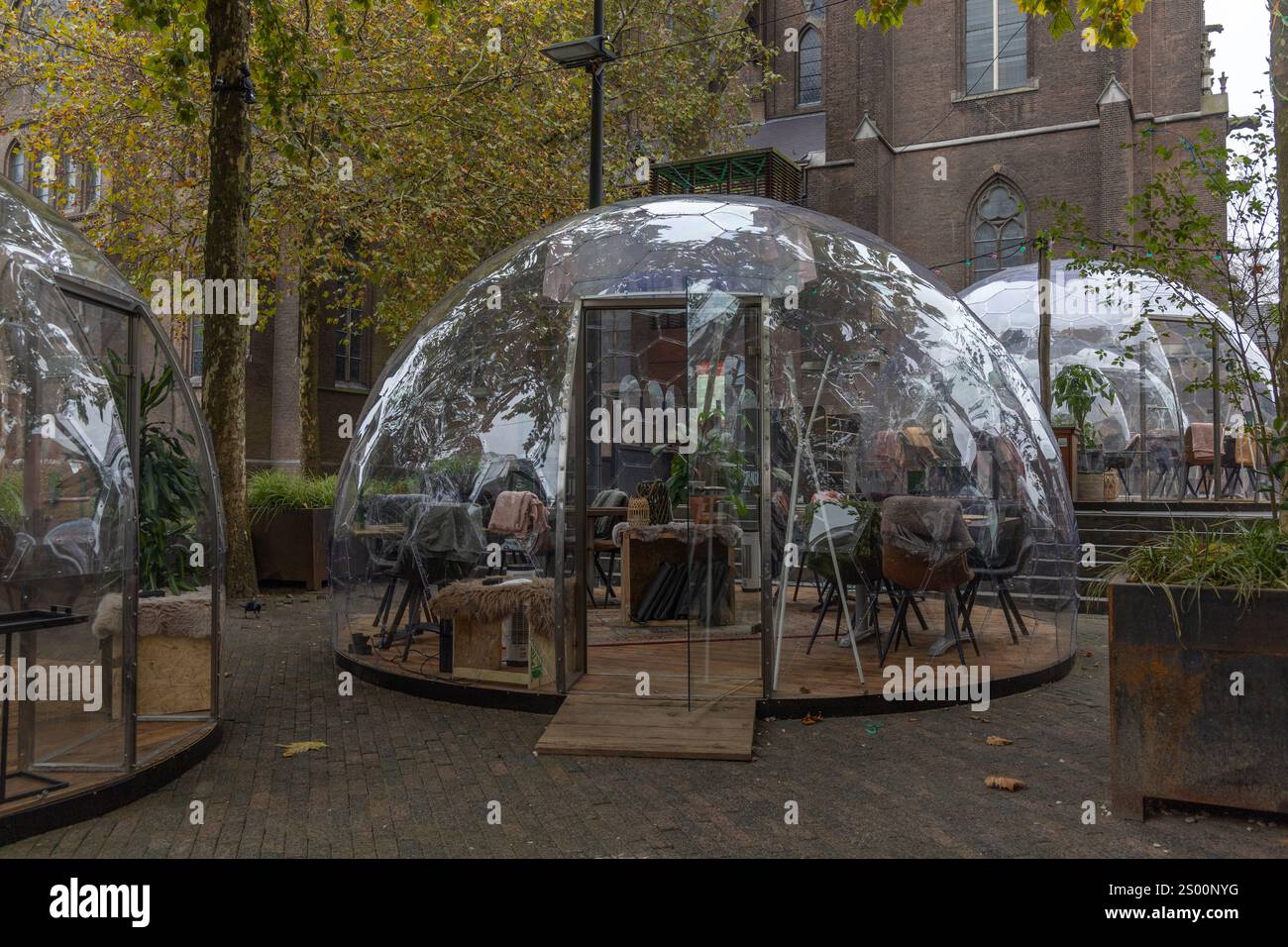 Eindhoven, the Netherlands 9 November 2024. Dinner domes are ...