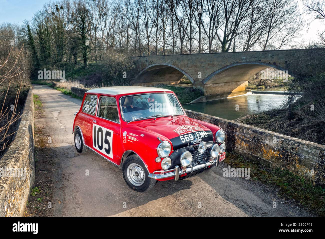 1964 BMC Morris Mini Cooper S. Works car 7th Overall and 3rd in Class ...