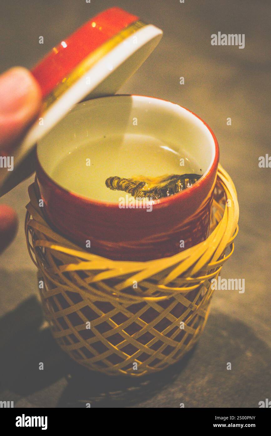 Fuguhire Sake Warm Japanese blowfish pufferfish sake rice wine Stock ...