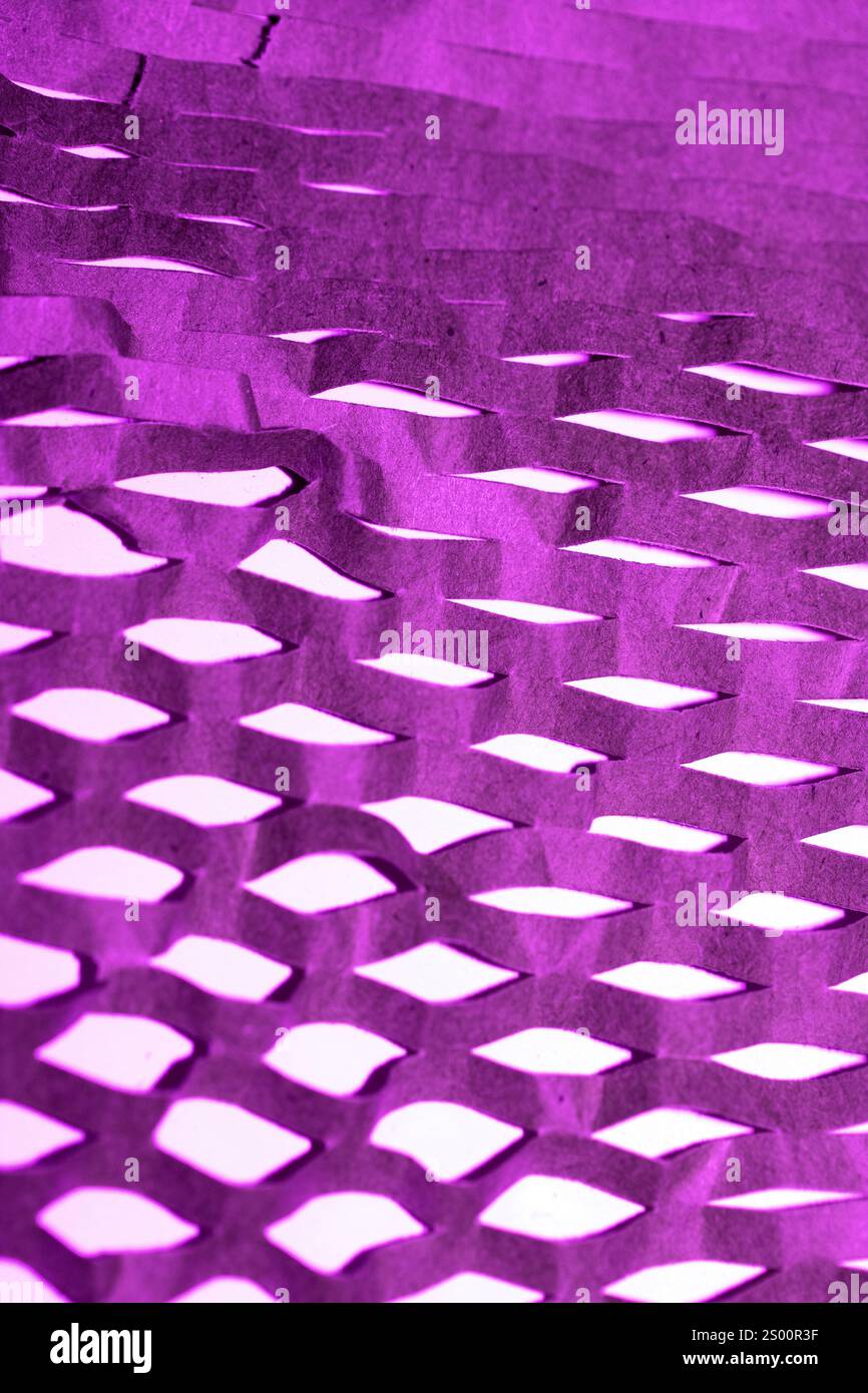 Corrugated Packaging Card Abstract Textured Pink Ridged Paper Background Stock Photo - Alamy