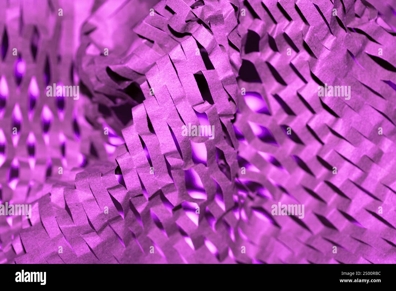 Corrugated Packaging Card Abstract Textured Pink Ridged Paper ...