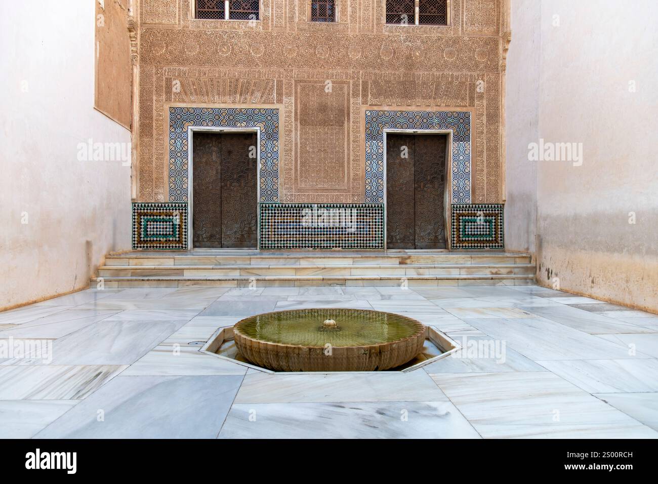 Granada, Spain-February 7, 2024; Interior view of Patio del Cuarto ...