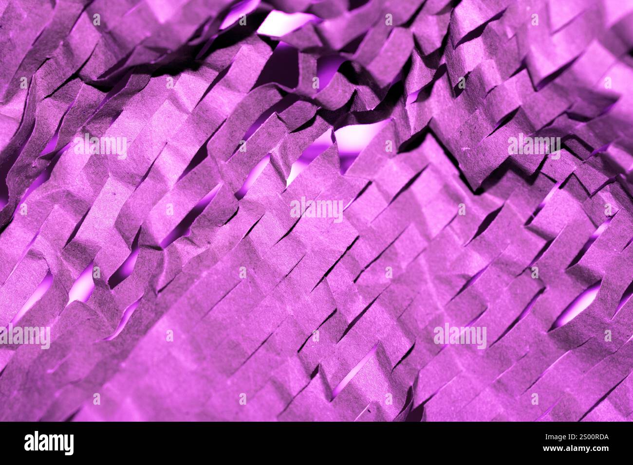 Corrugated Packaging Card Abstract Textured Pink Ridged Paper ...