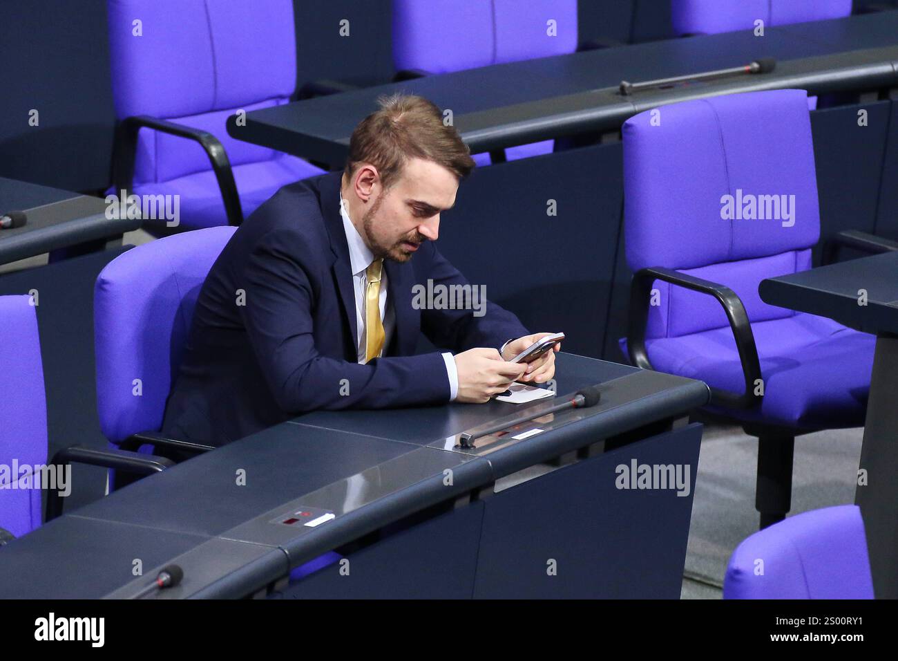 Berlin, Deutschland, 20.12.2024: Deutscher Bundestag: 208 ...