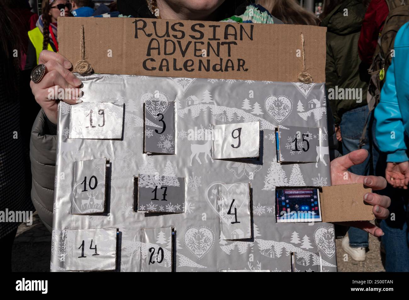 17.03.2024, Berlin, Germany, Europe - During a pro-Ukrainian anti-war ...