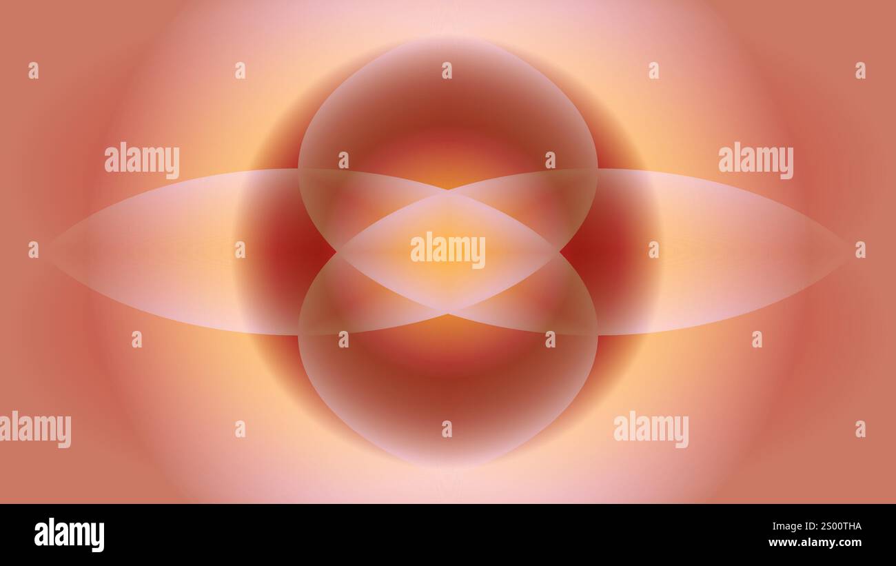 Floral abstract background wallpaper with transparent objects overlapping Stock Vector Image ...