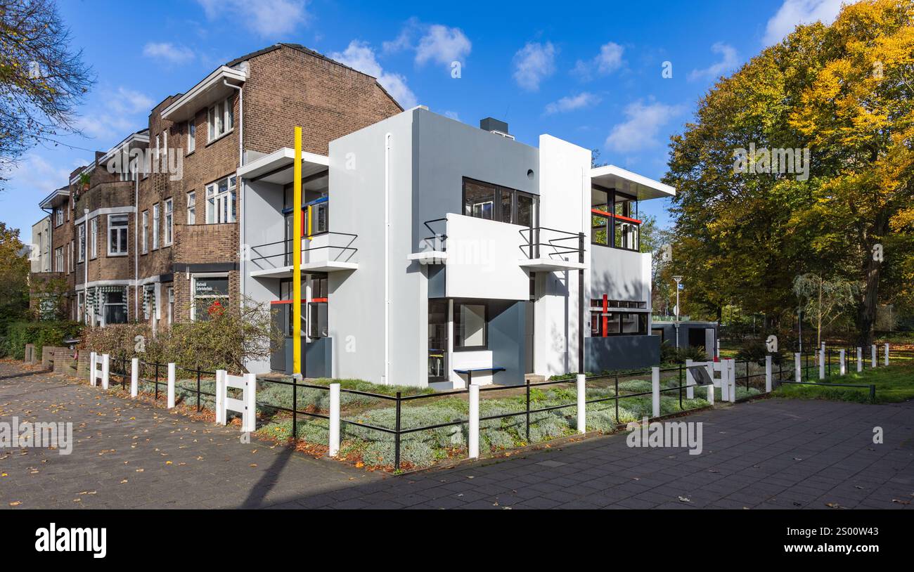 Utrecht, the Netherlands 26 October 2024. Rietveld Schroder House ...