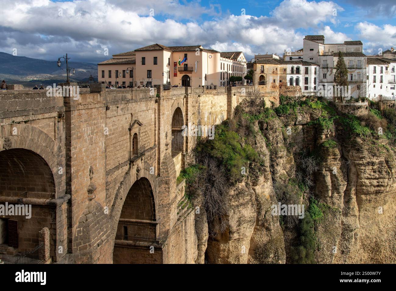 Ronda, Malaga, Spain-February 10, 2024; The Puente Nuevo (New Bridge ...