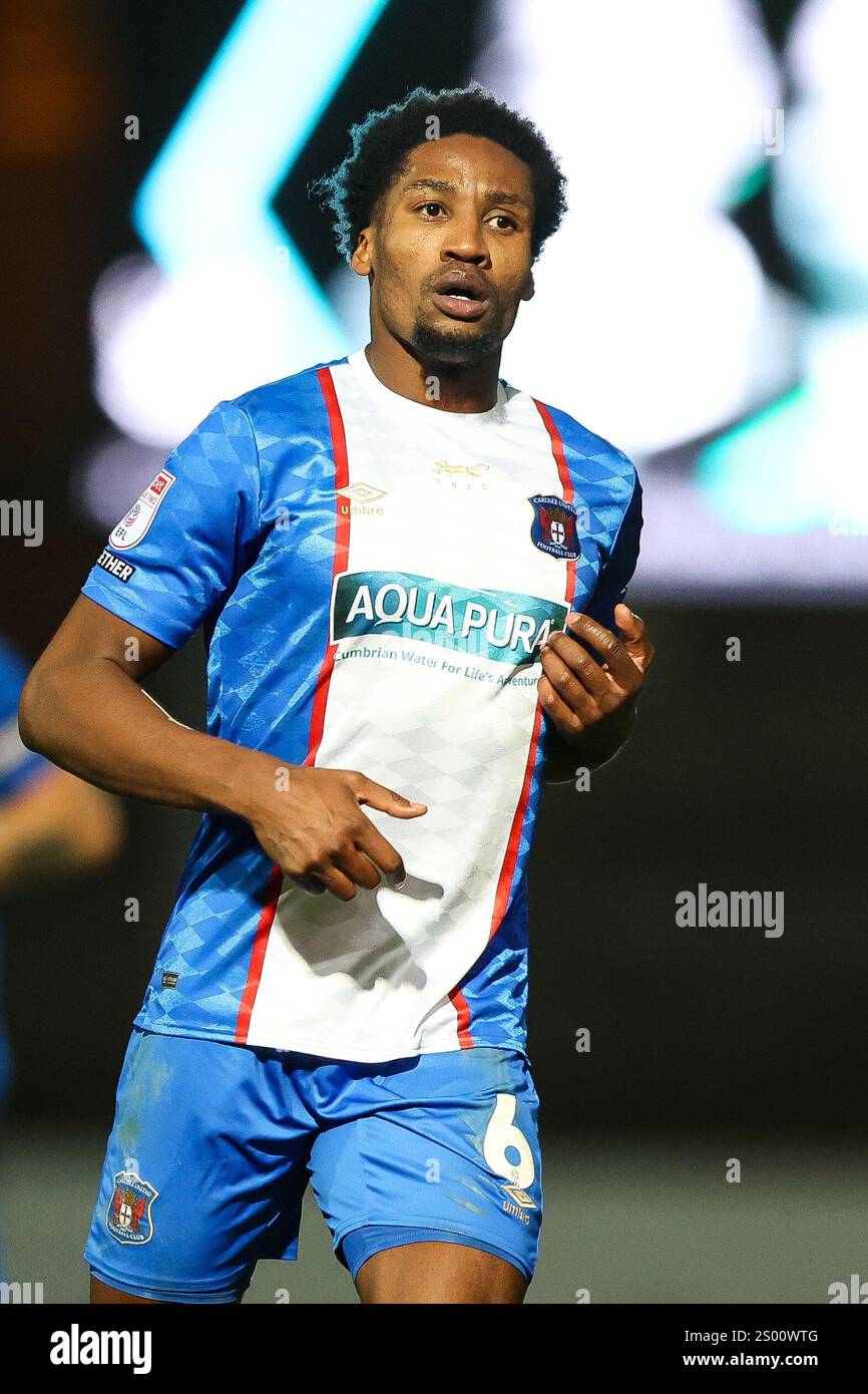 Carlisle United’s Aaron Hayden during the Sky Bet Championship match at ...
