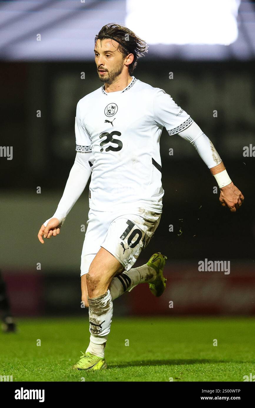 Port Vale’s Ethan Chislett during the Sky Bet Championship match at ...